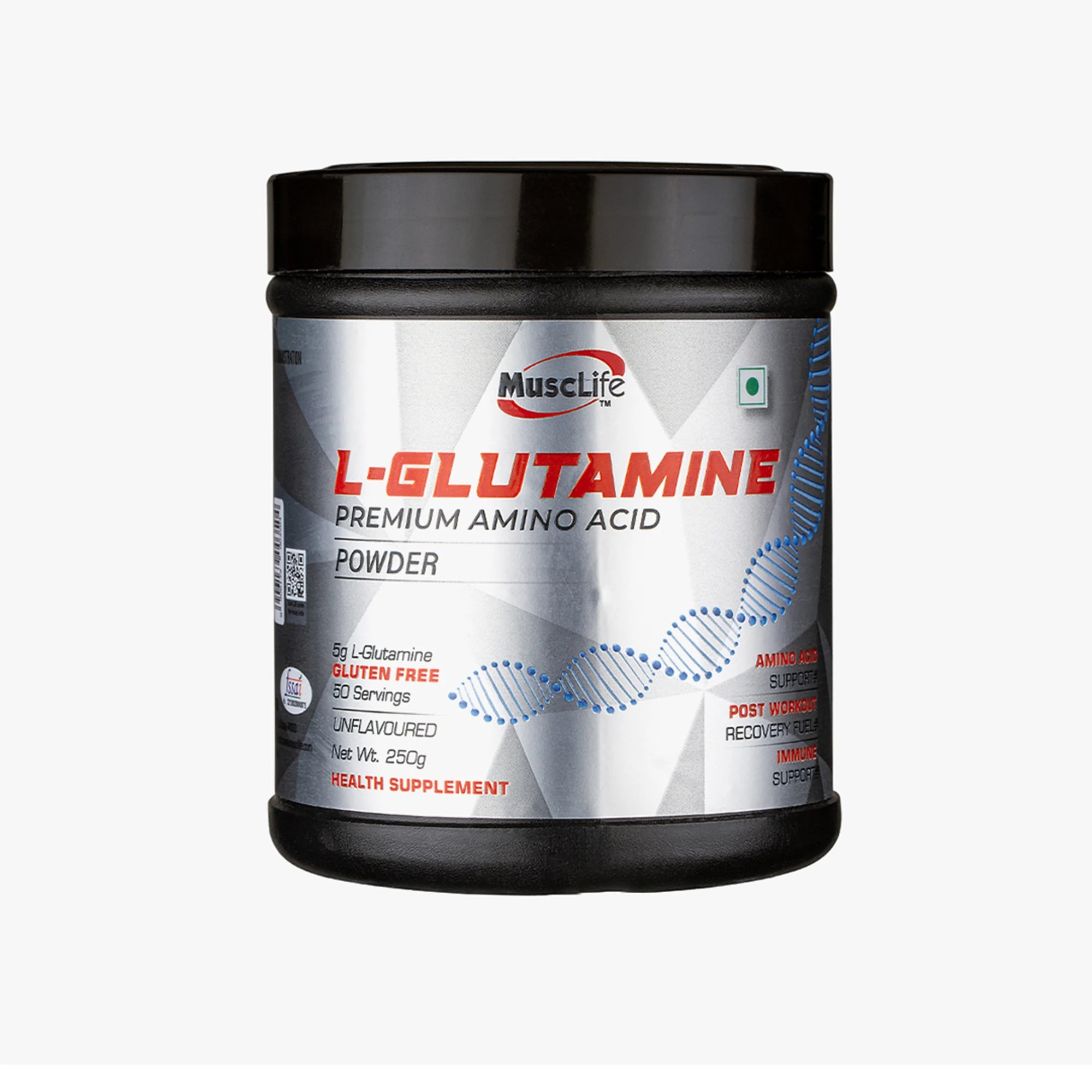 L-Glutamine Powder | Amino Acid Dietary Supplement| Musclife